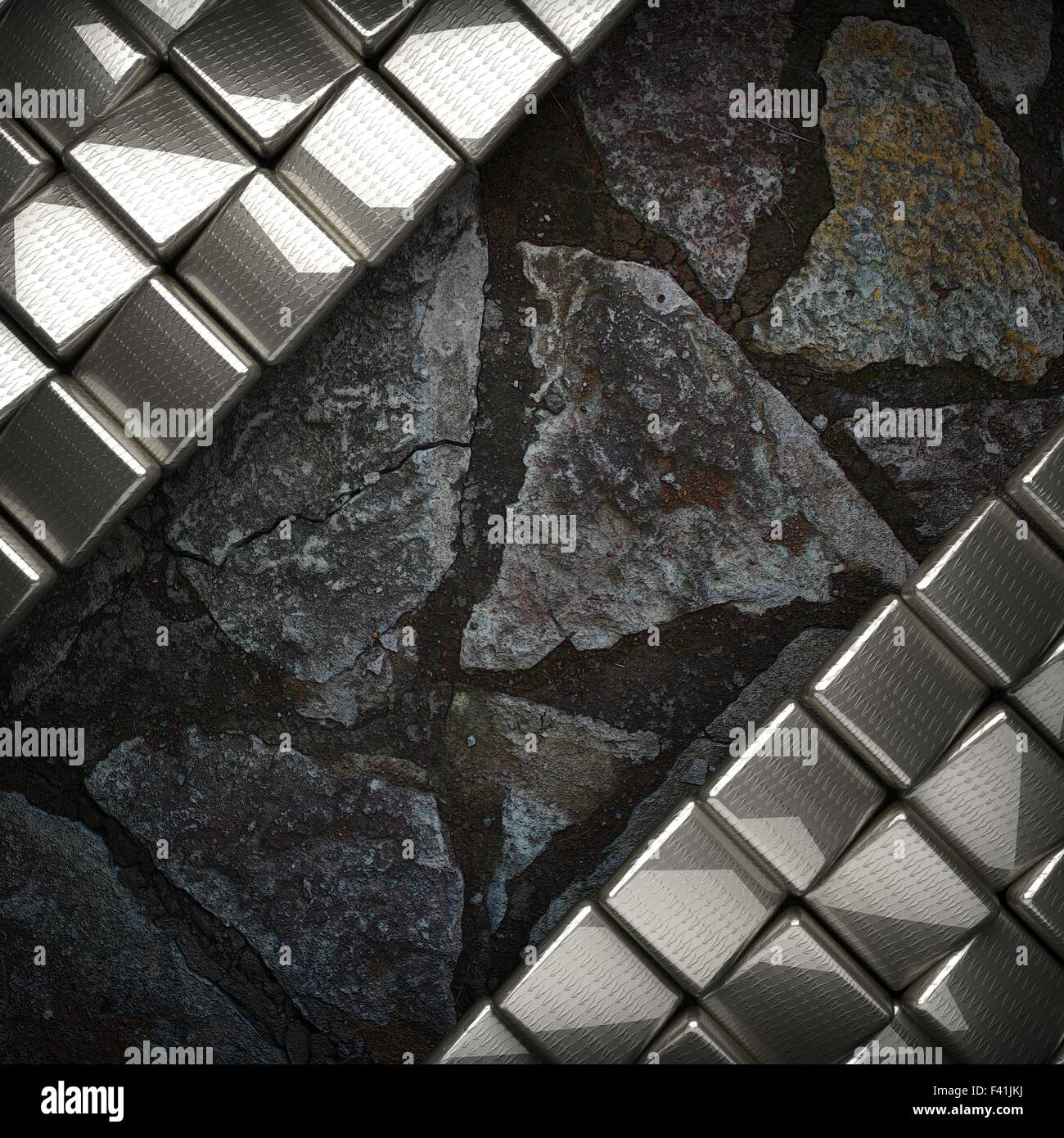 metal and stone background Stock Photo - Alamy
