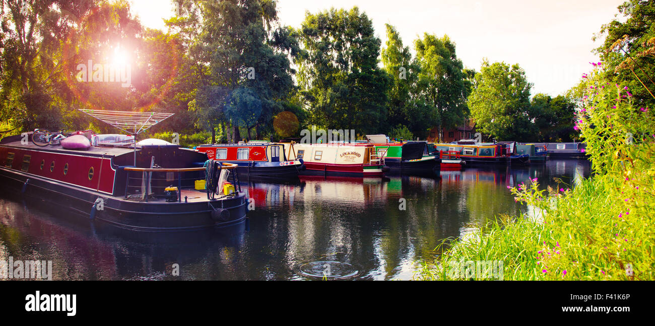 Pocklington Canal waterway Stock Photo - Alamy