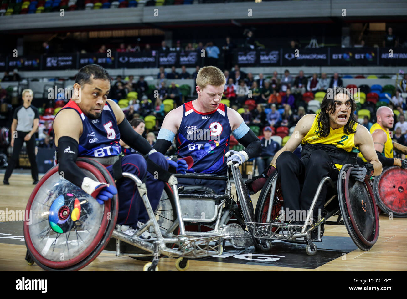 Wheel chair rugby team hi-res stock photography and images - Alamy