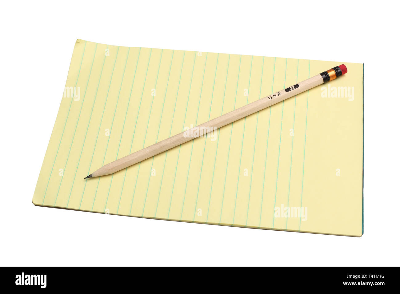 Notepad supply school Cut Out Stock Images & Pictures - Alamy