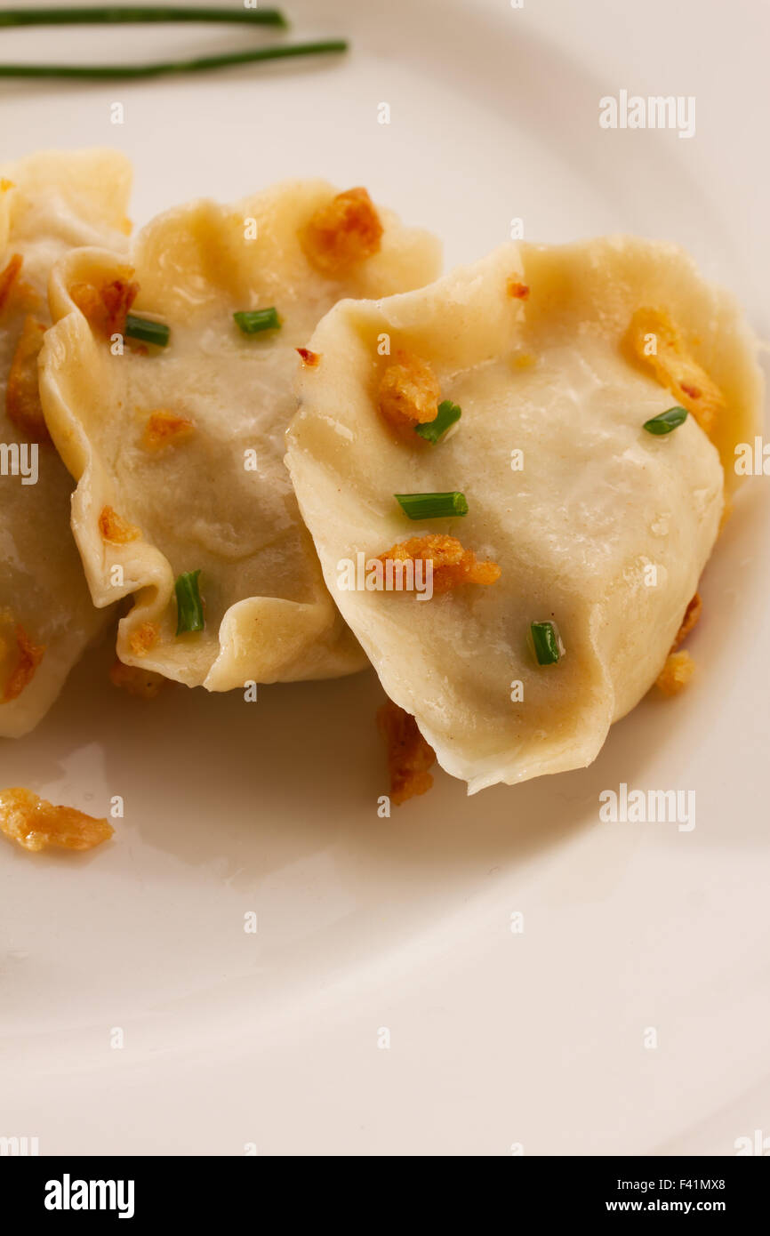 polish pierogi dish Stock Photo - Alamy