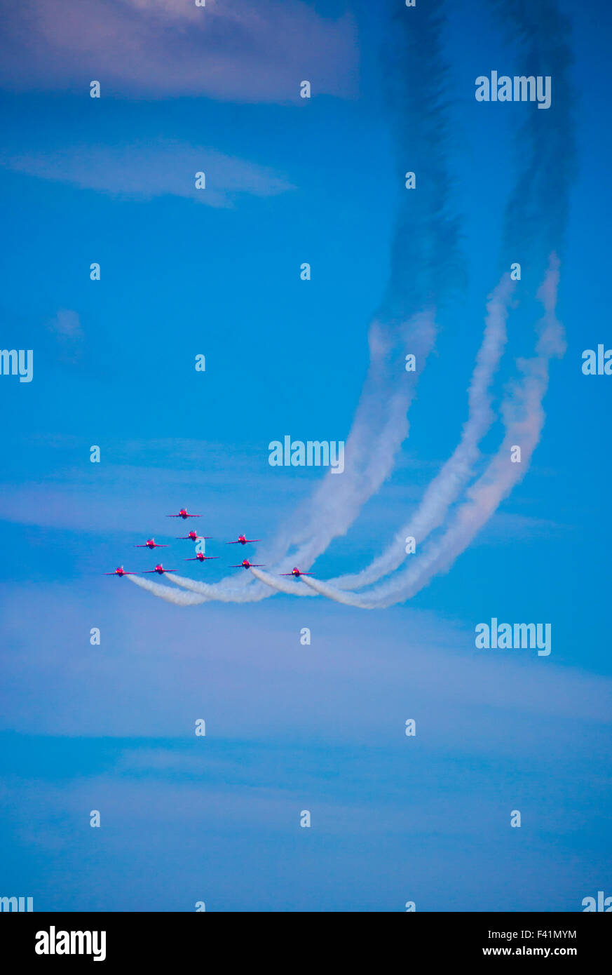 Aircraft raf red arrows hi-res stock photography and images - Alamy