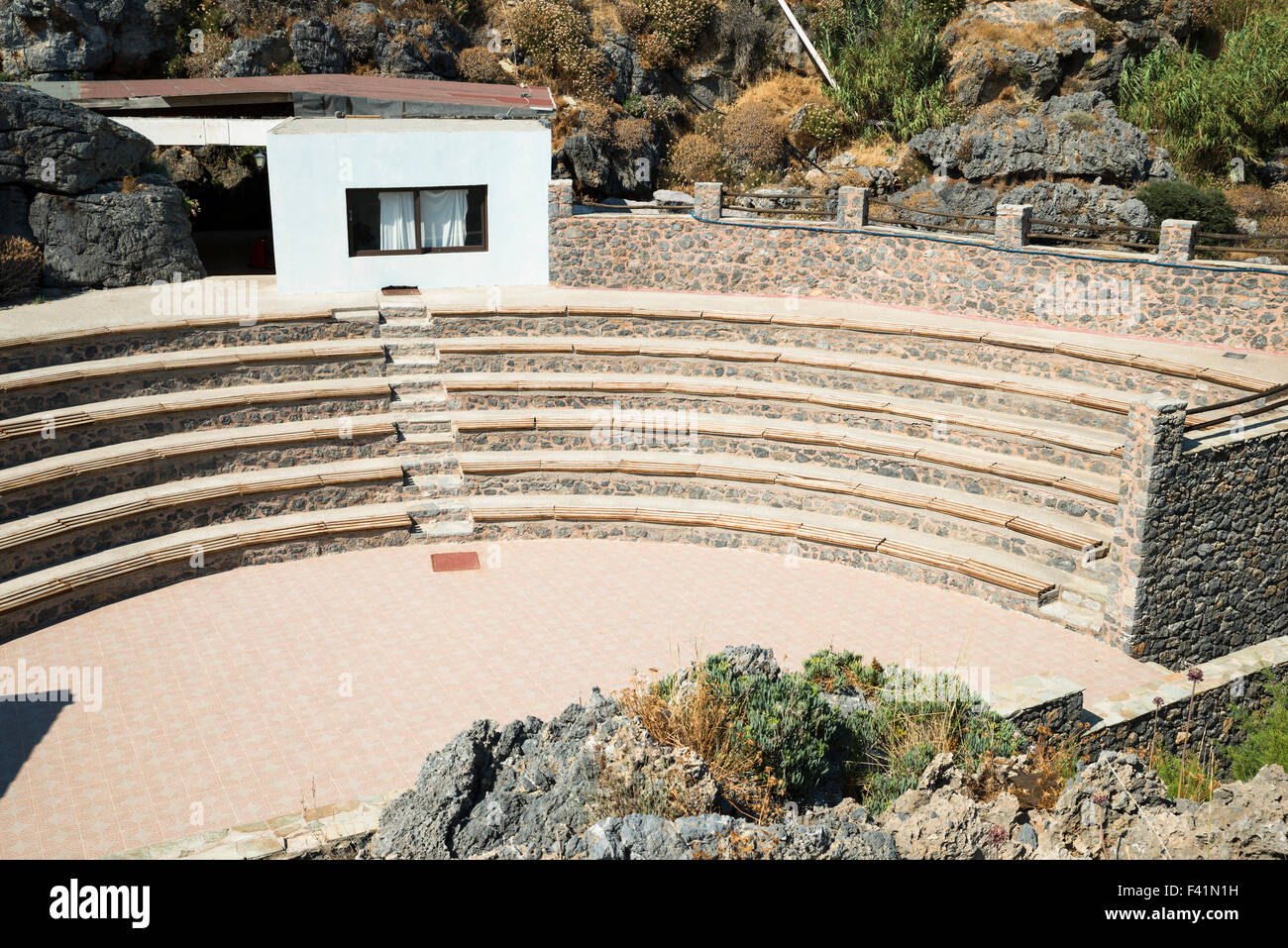 Amphitheatre, Kalypso Cretan Village Hotel, Karavos, Plakias, Rethymno ...