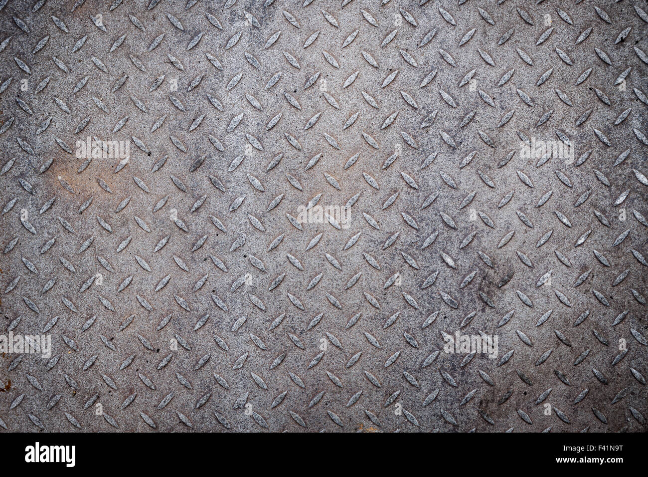 Dirty metal diamond grip pattern Stock Photo - Alamy