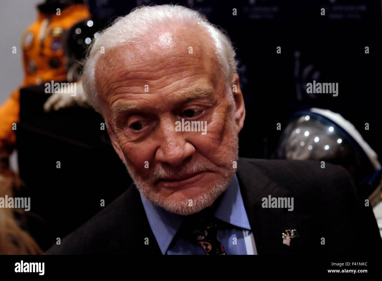 NASA former astronaut Edwin Eugene "Buzz" Aldrin, the second person to ...
