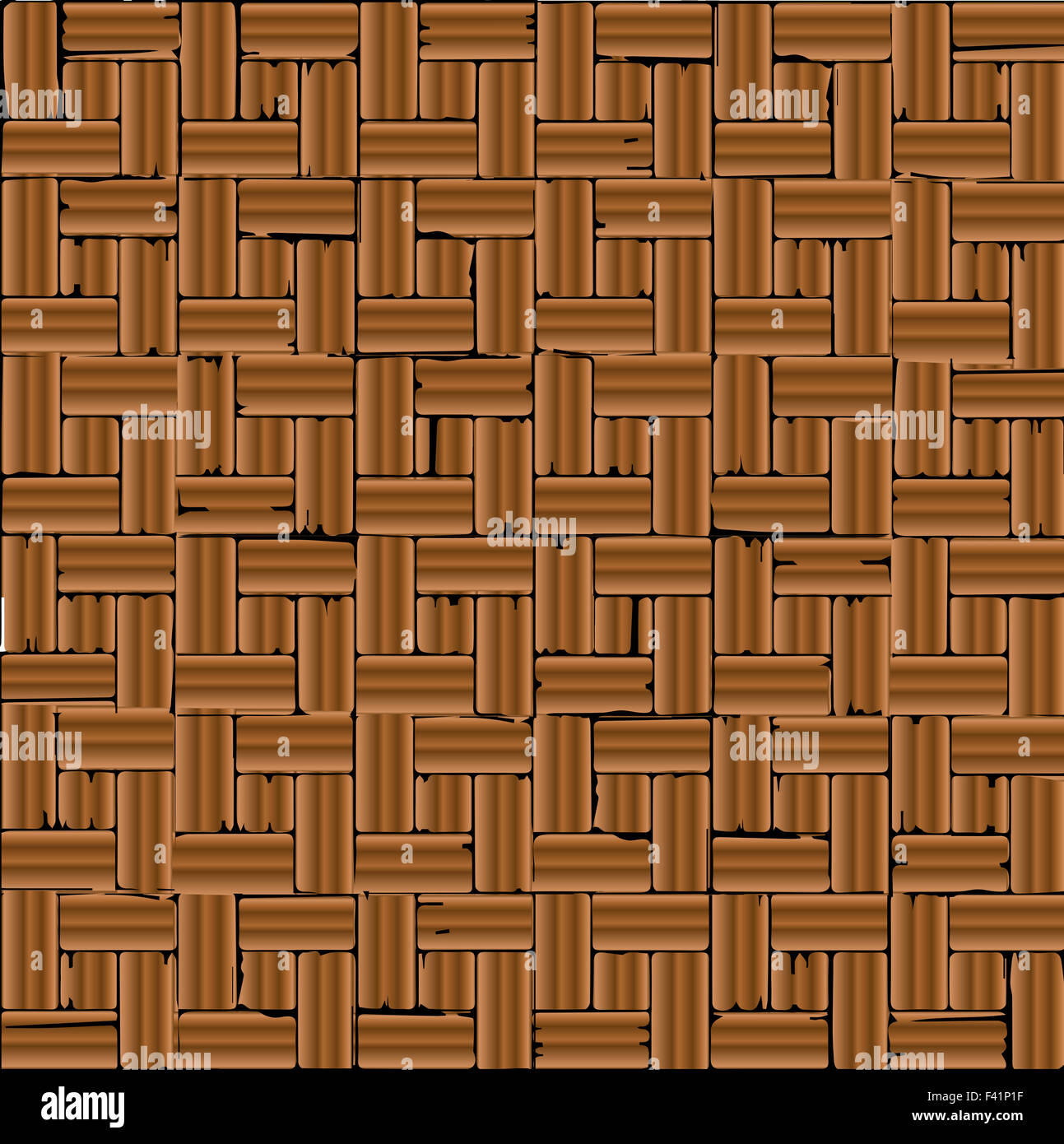 A red brick parquet flooring pattern as a background Stock Photo - Alamy