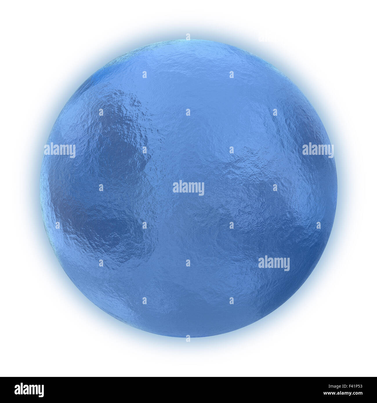 Illustration of water sphere, isolated on white background Stock Photo ...