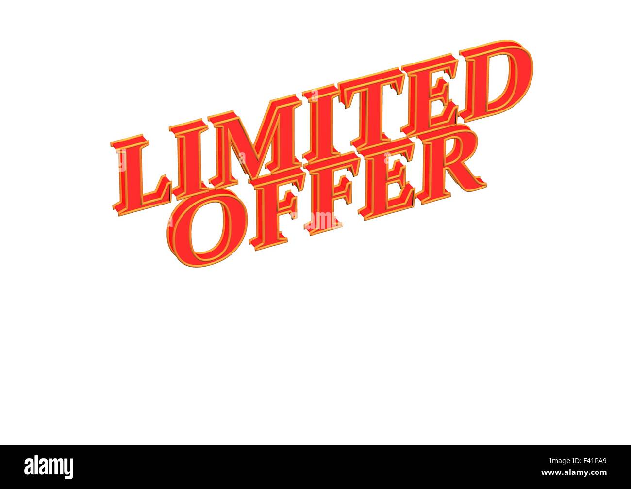 Limited opportunity Cut Out Stock Images & Pictures - Alamy