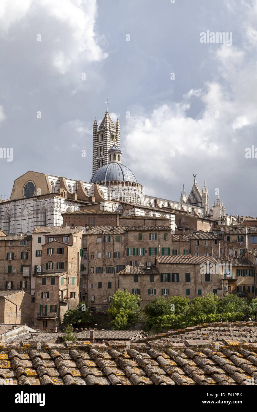Siena, Cathedral Santa Maria Assunta, Italy Stock Photo - Alamy