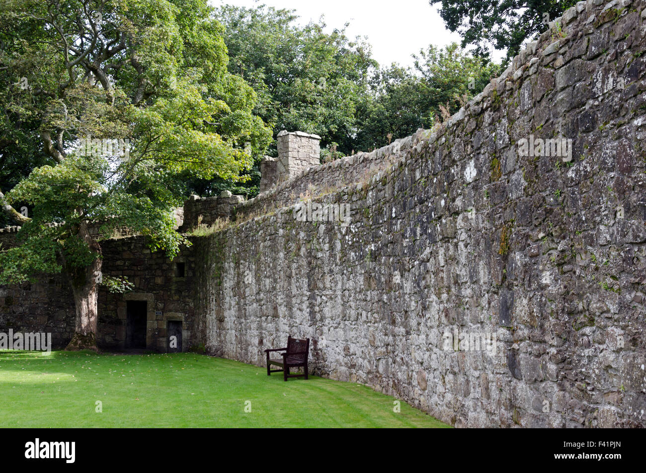 Loch Leven Castle, on an island near Kinross in Central Scotland Stock ...