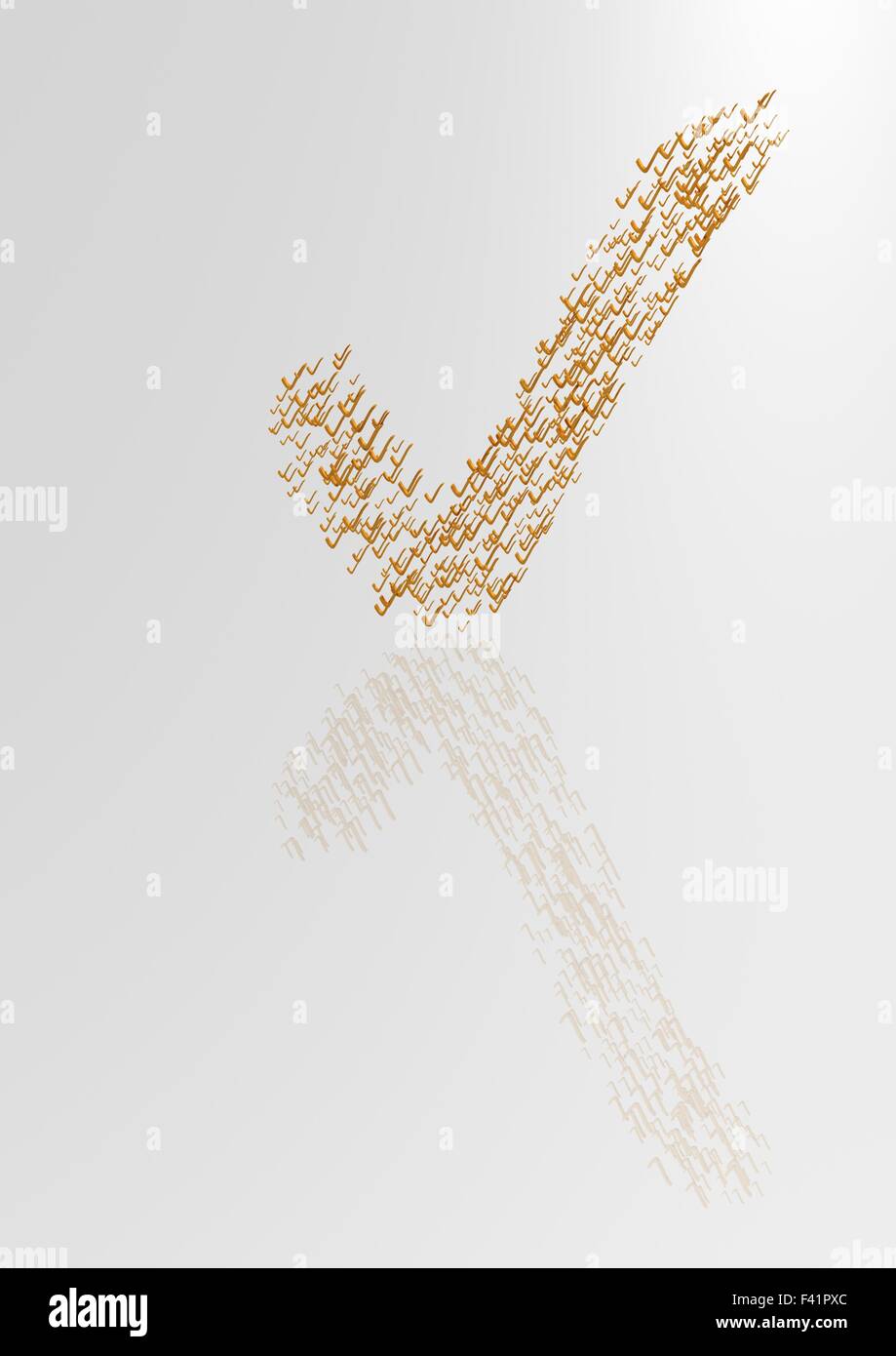Check mark sign Stock Photo - Alamy