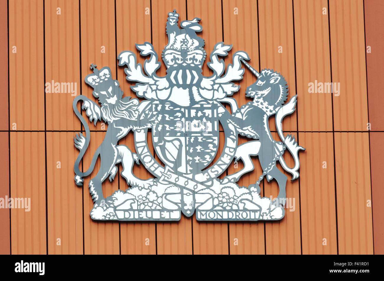 British monarchy heraldic sign Stock Photo - Alamy