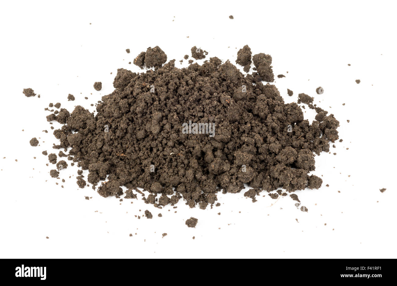 Heap of ground, side view Stock Photo - Alamy