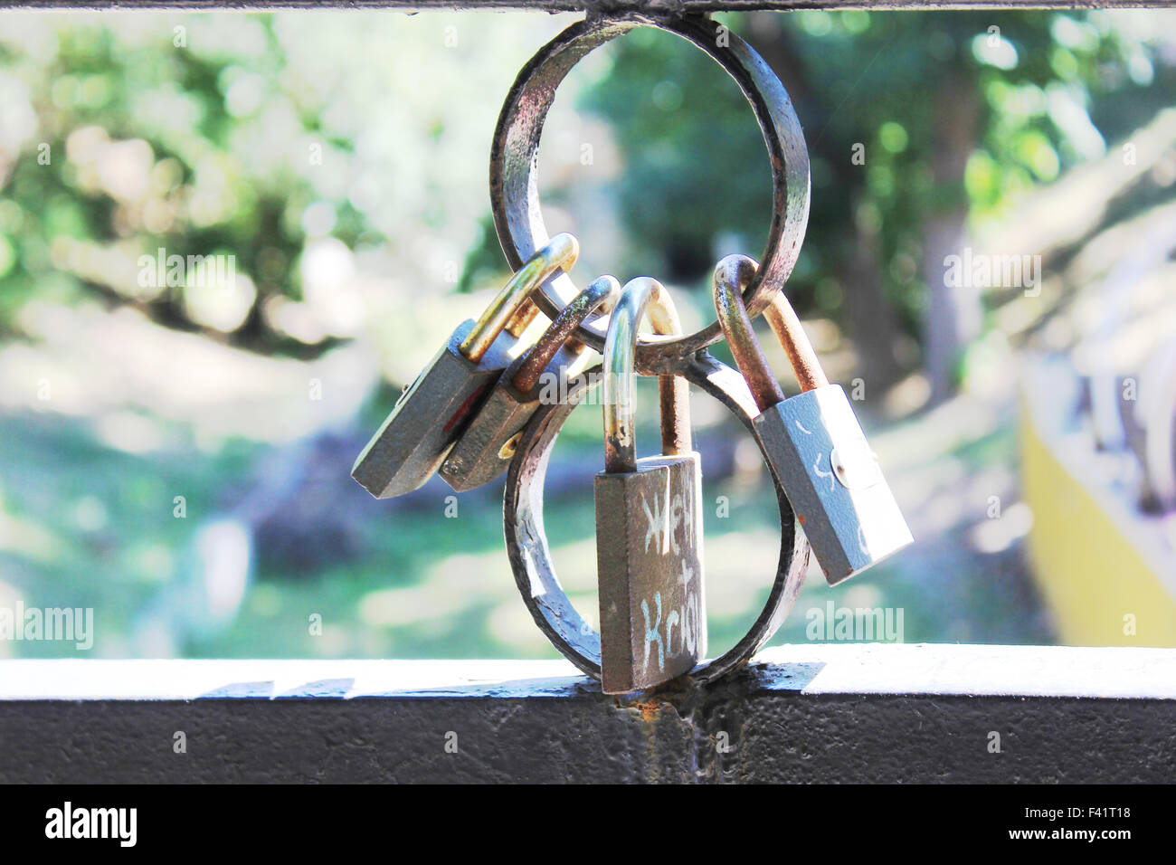 Engagement locks hi-res stock photography and images - Alamy