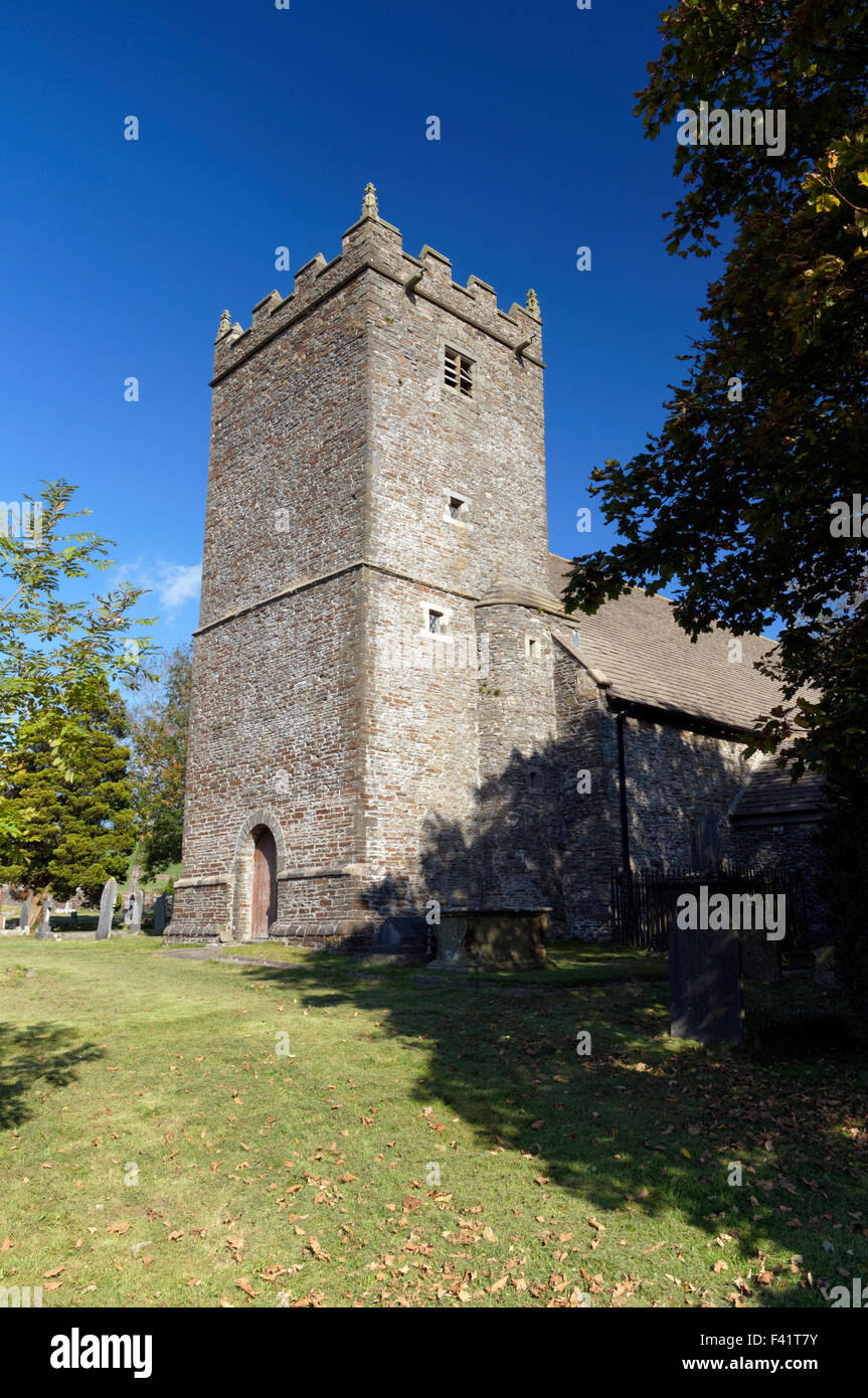 Eglwysilan parish church, between Taff valley and Rhymney Valley near ...