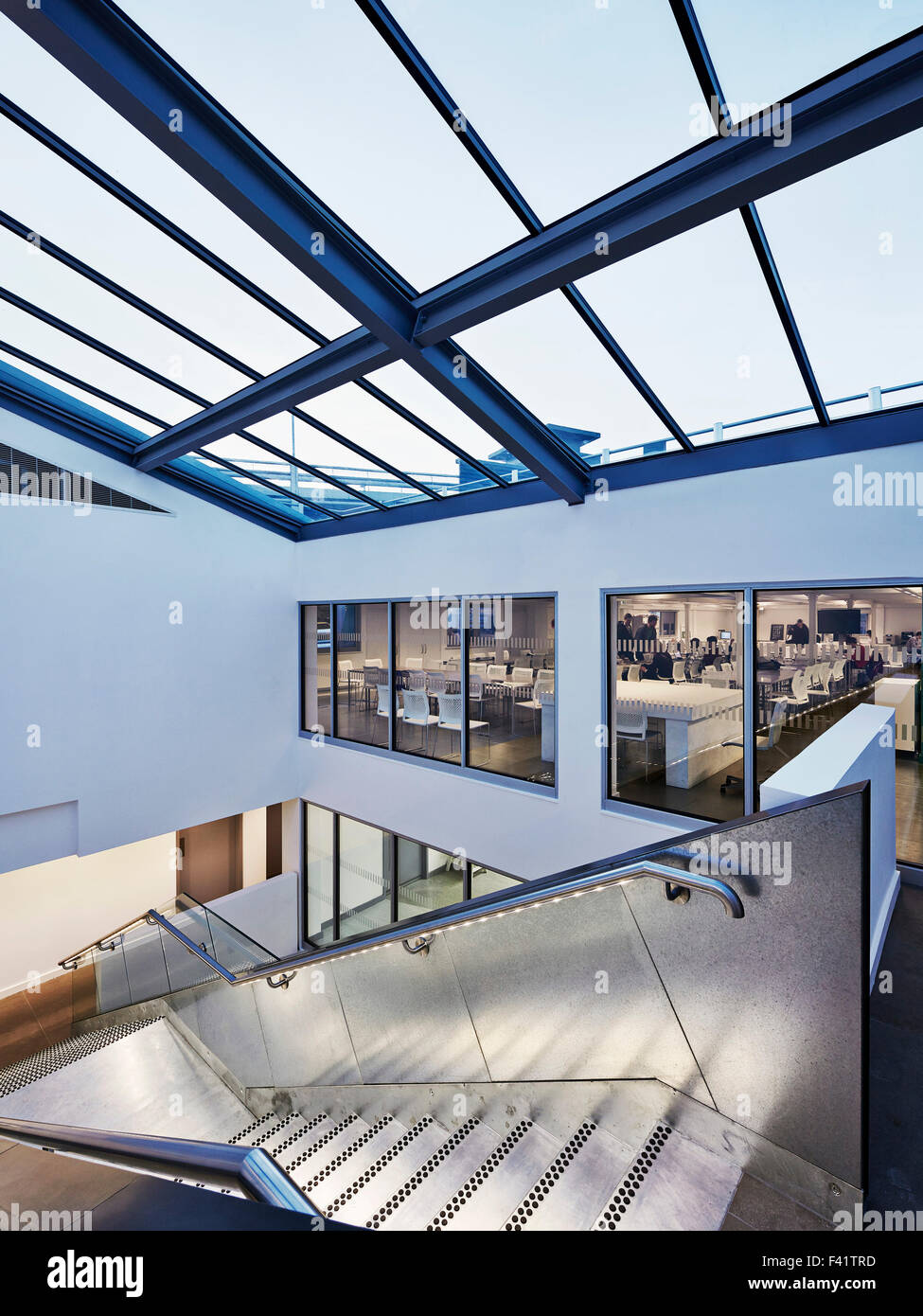 View from top floor landing. Guntons Atrium - NUA Norwich University of ...