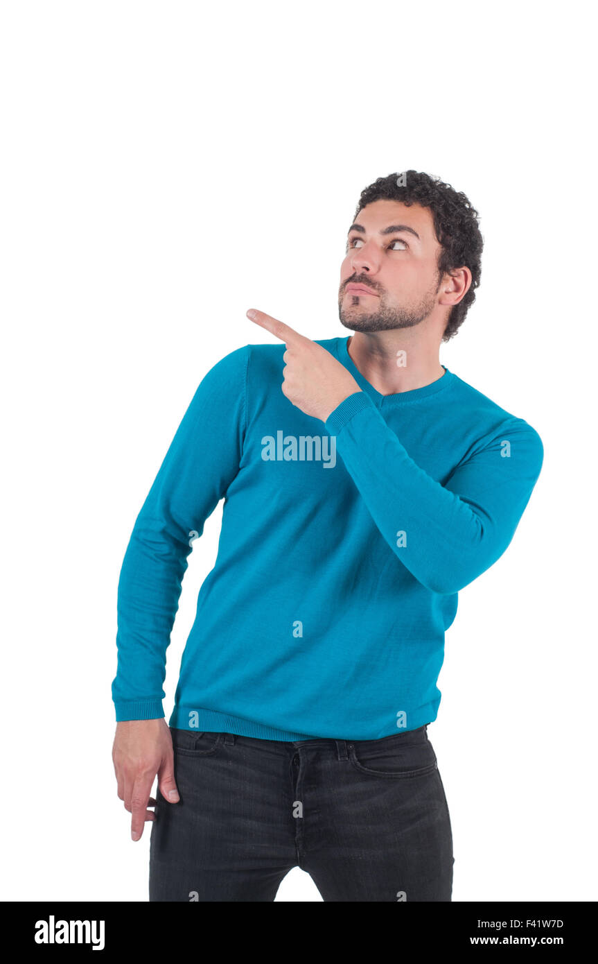 Pointing guy hi-res stock photography and images - Alamy