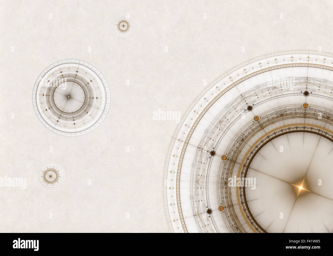 Old Parchment With Compass Stock Photo - Alamy