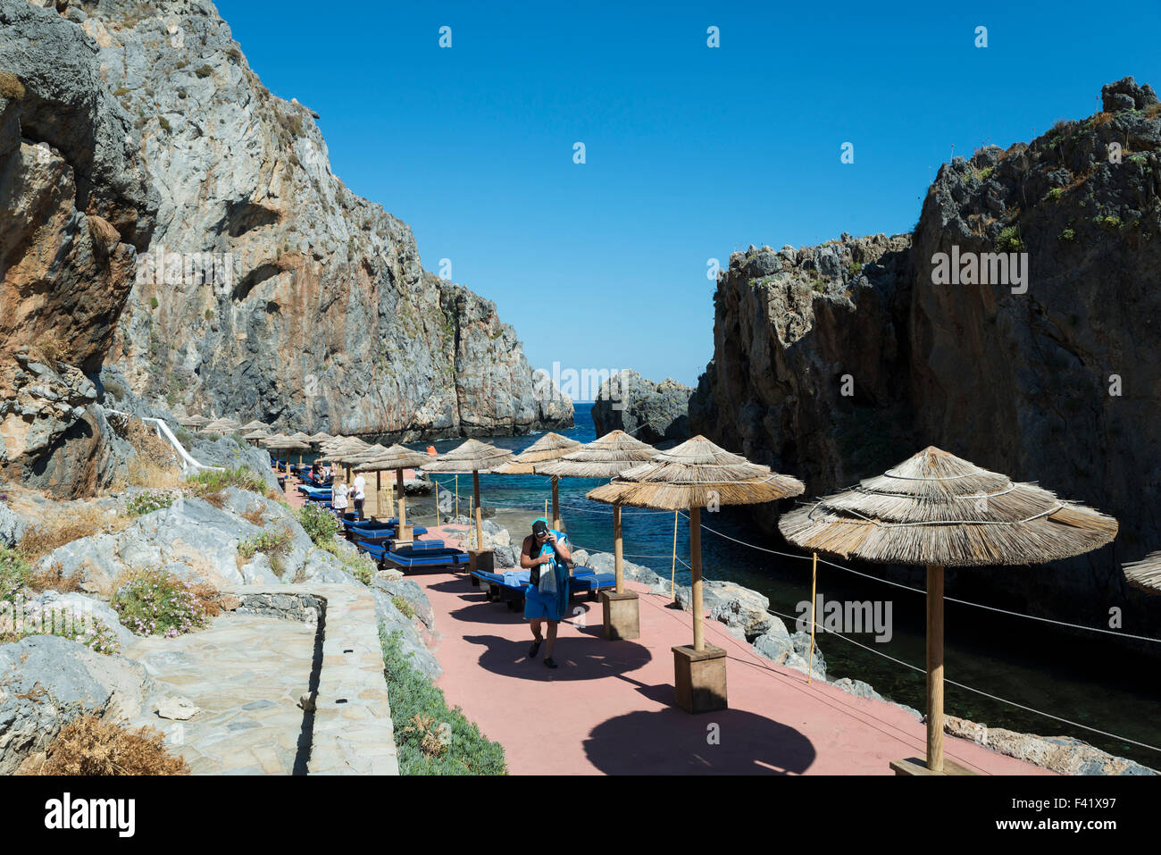 Beach in Kalypso Cretan Village Hotel, Karavos, Plakias, Rethymno ...