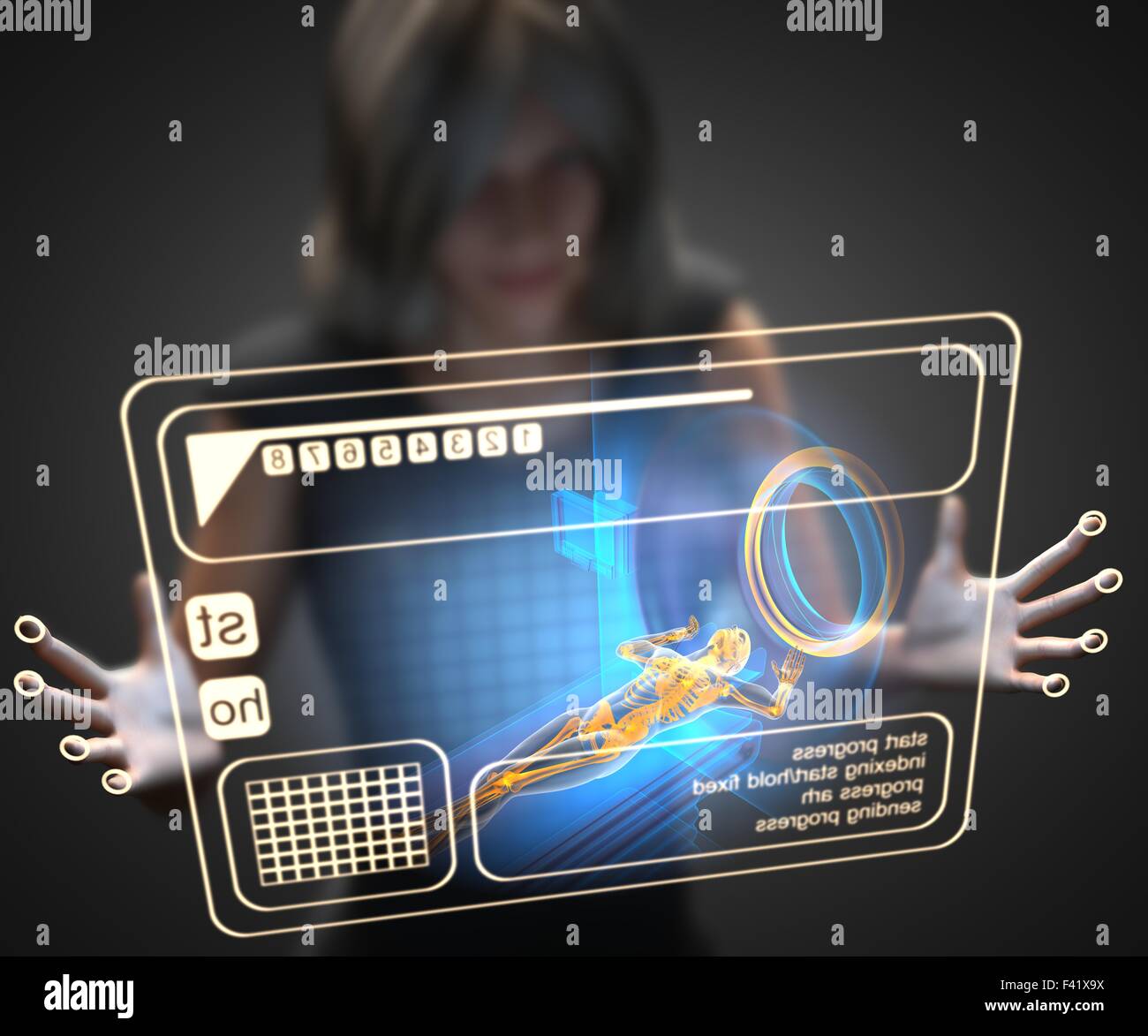 Mri scan woman hi-res stock photography and images - Alamy