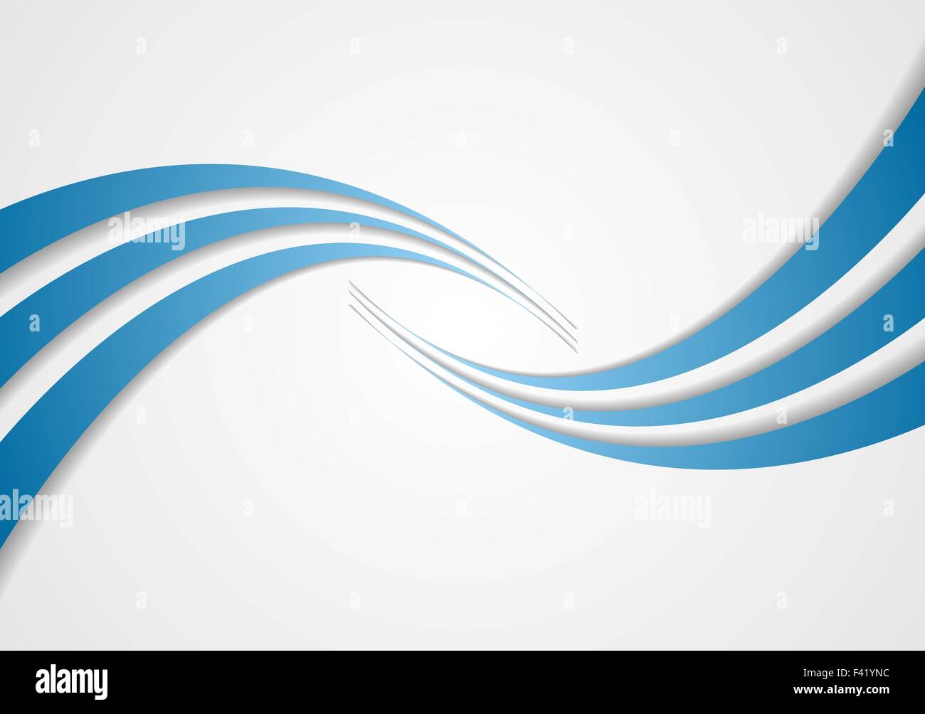 Abstract blue wavy design Stock Photo - Alamy