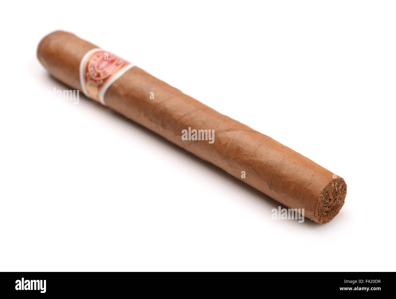 Cuban cigar isolated on white Stock Photo - Alamy