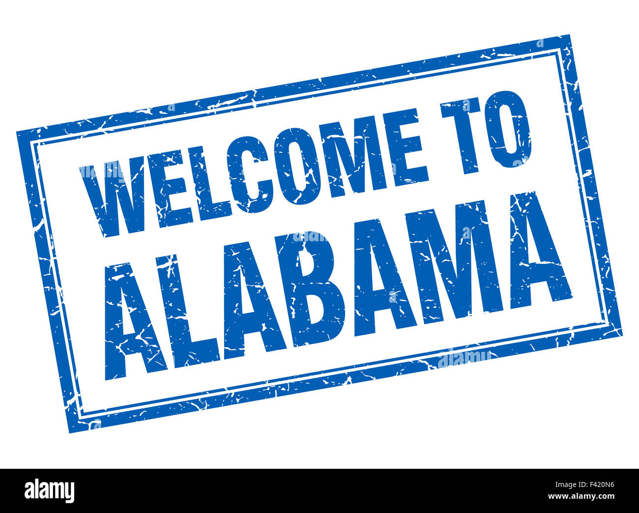 Welcome to alabama sign Cut Out Stock Images & Pictures - Alamy