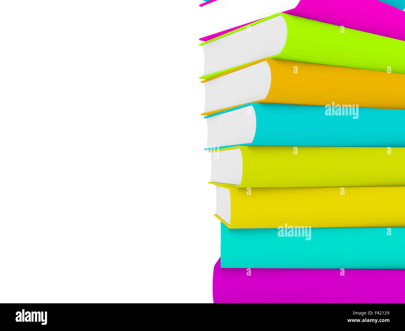 3d book with spine hi-res stock photography and images - Alamy