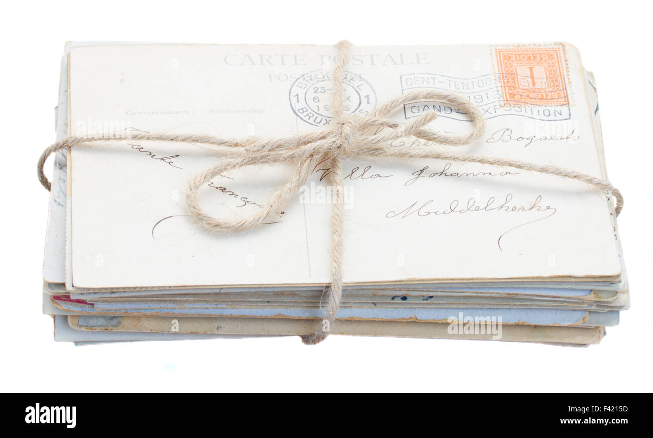 Old handwritten letter envelope hi-res stock photography and images - Alamy