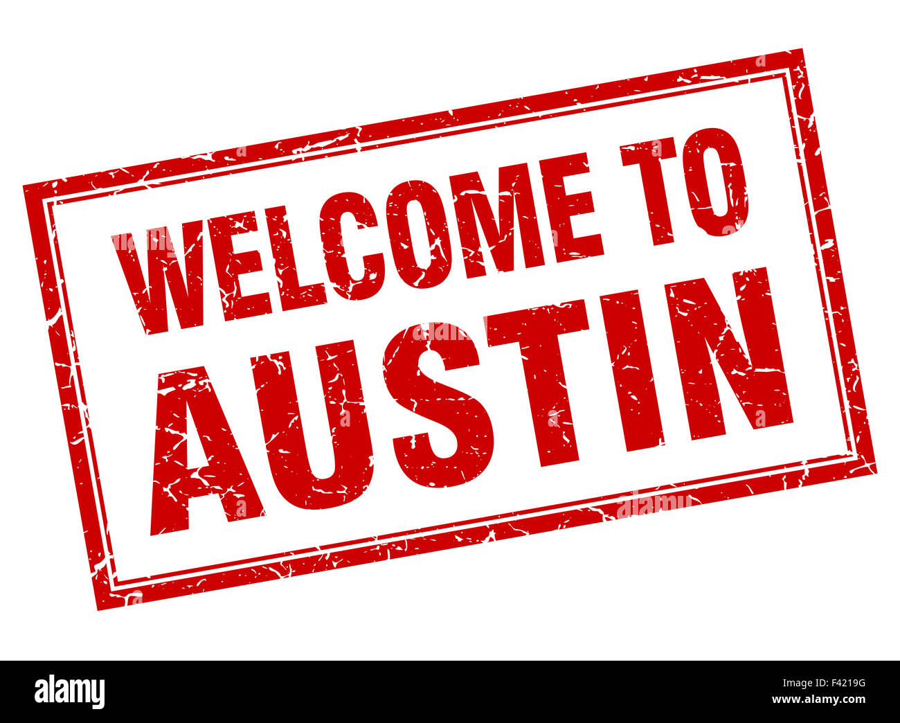Welcome to austin sign Cut Out Stock Images & Pictures - Alamy