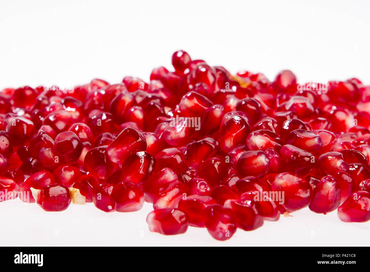 Pomegranate fruit seeds Stock Photo - Alamy