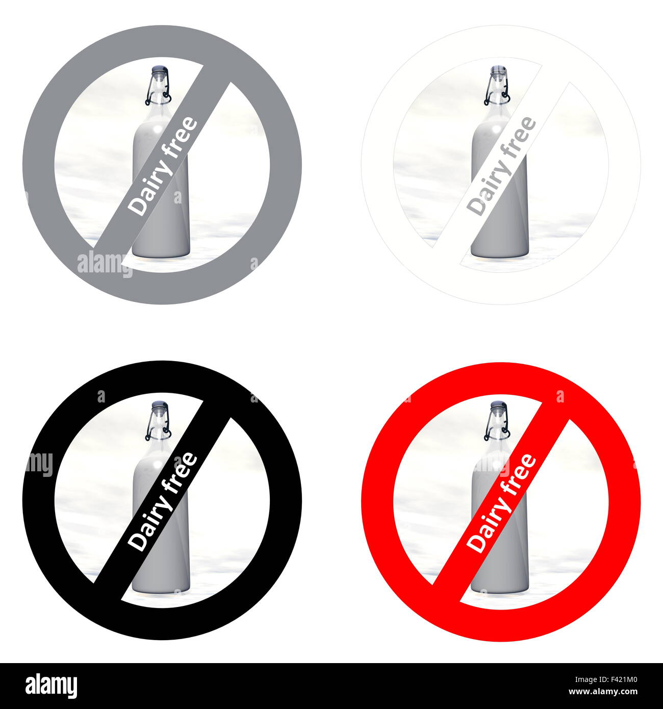 Dairy free food label hi-res stock photography and images - Alamy