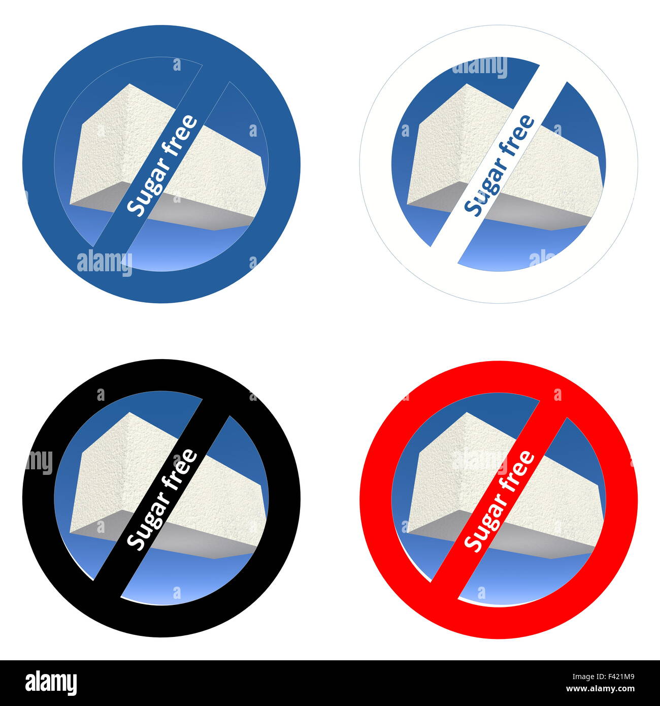 No sugar products icon hi-res stock photography and images - Alamy