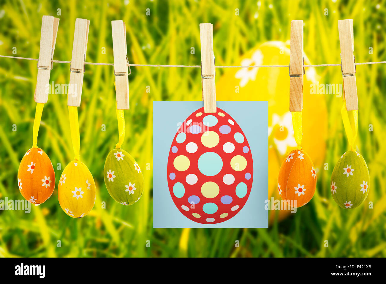 Composite image of easter egg Stock Photo - Alamy