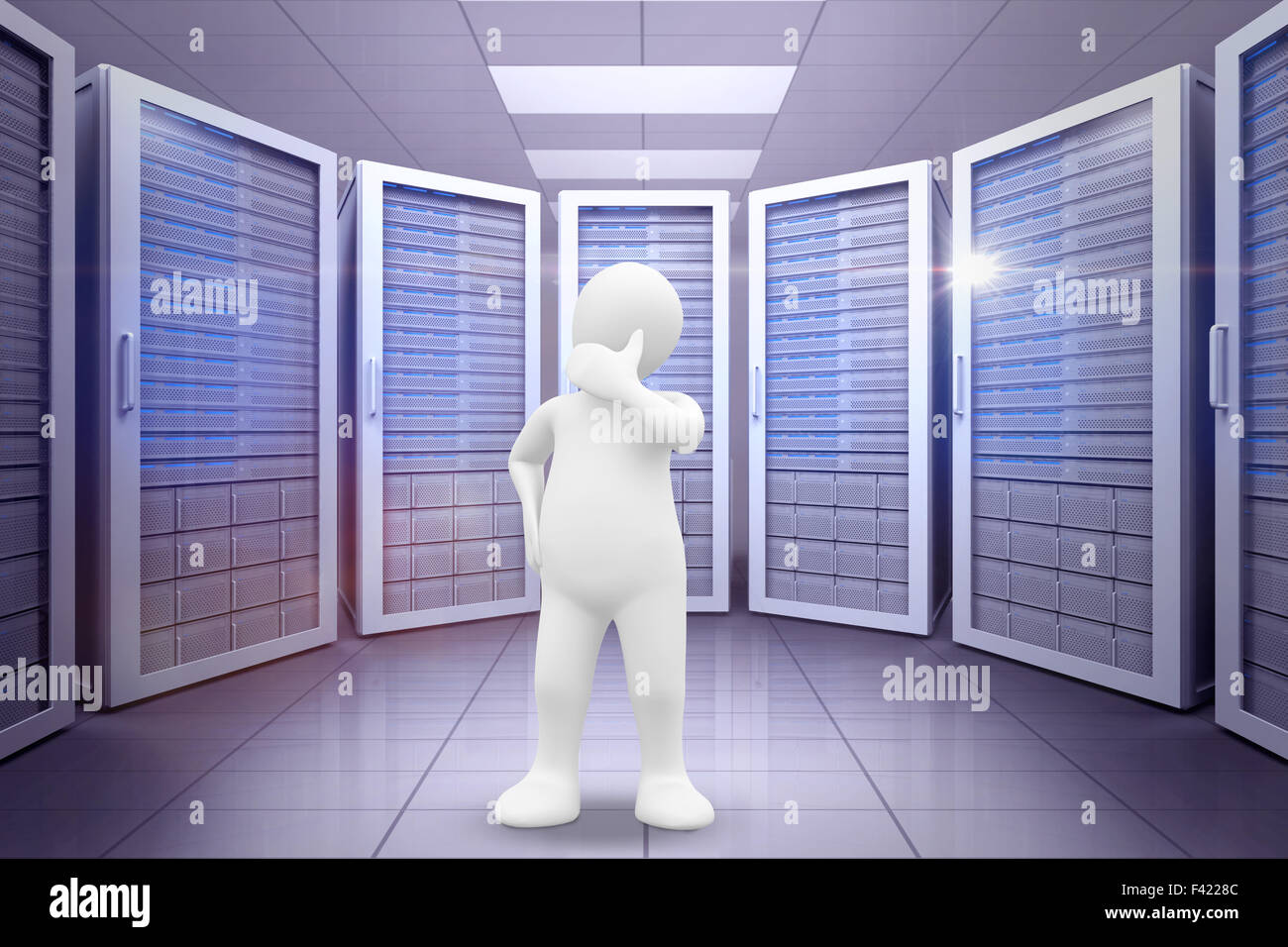 Human figure thinking computer graphic hi-res stock photography and ...