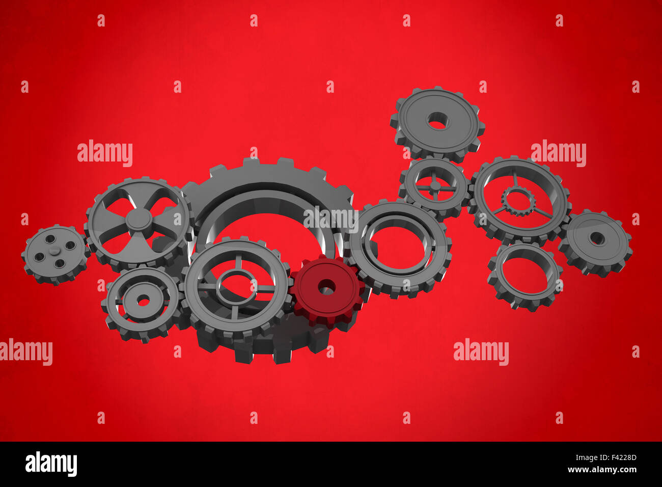 Composite image of cogs and wheels Stock Photo - Alamy