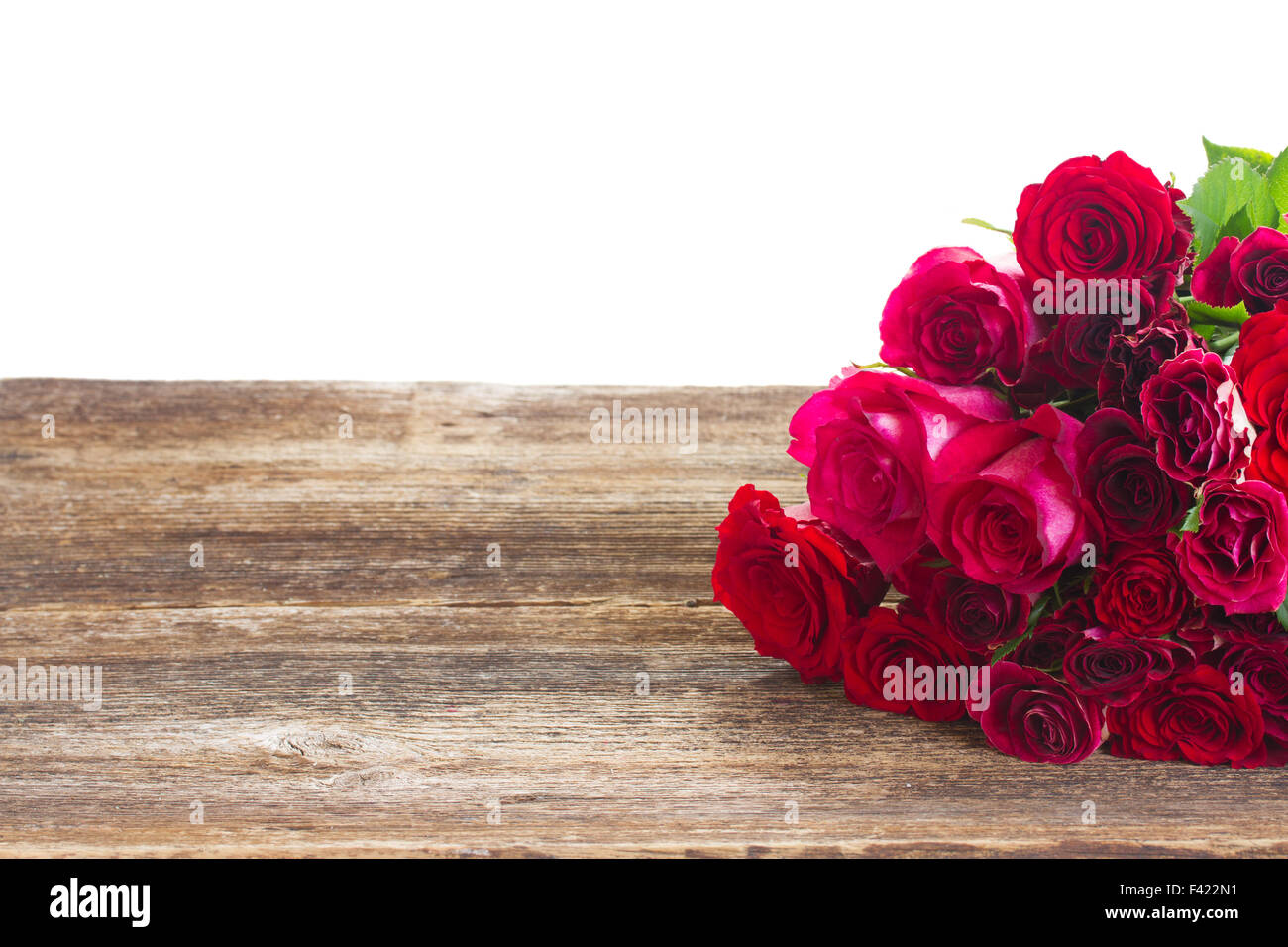 Border of red roses Stock Photo - Alamy
