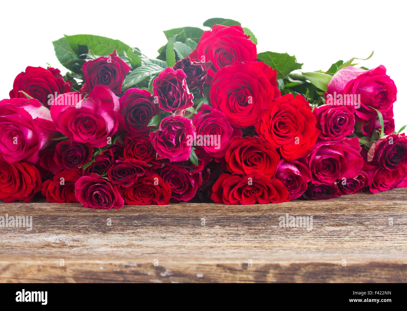 Border of red roses Stock Photo - Alamy