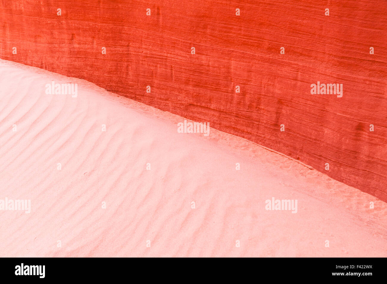 From ancient sand dunes to solid sandstone walls and back again, bright ...