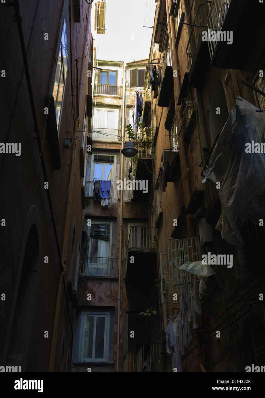 Hanging clothes naples hi-res stock photography and images - Alamy