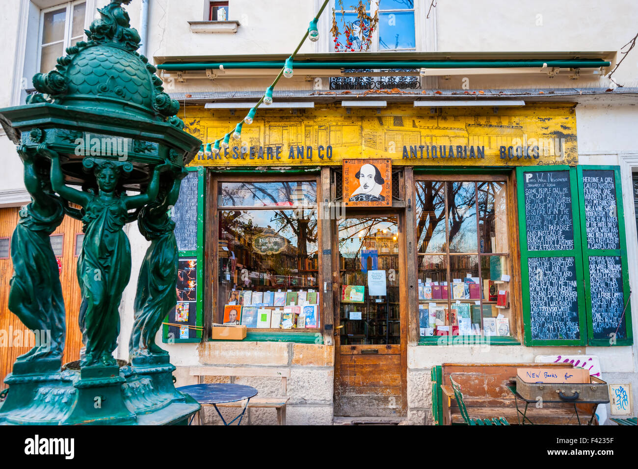 Shakespeare and company bookstore paris hi-res stock photography and ...