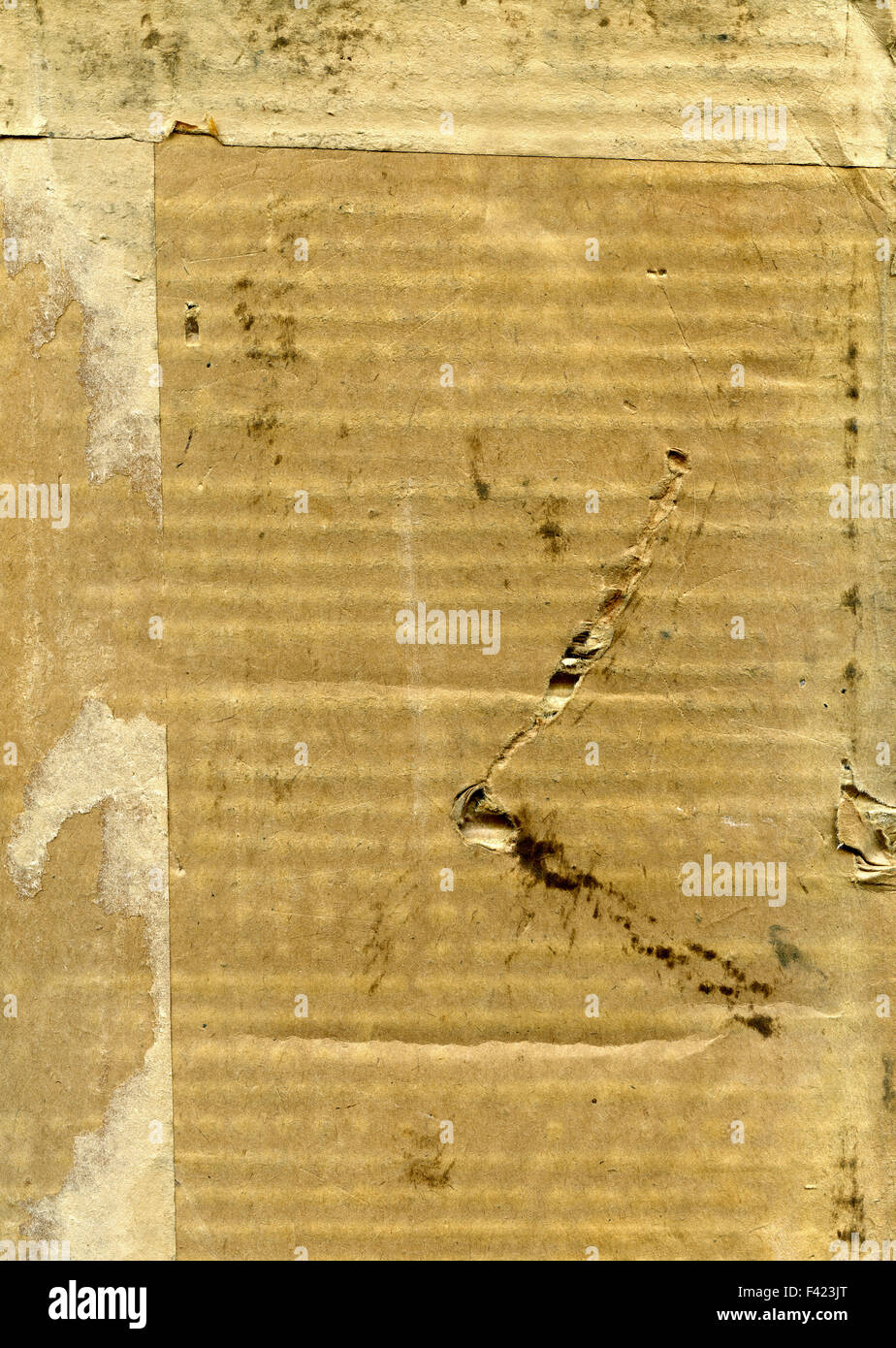 Dirty Cardboard High Resolution Stock Photography and Images - Alamy