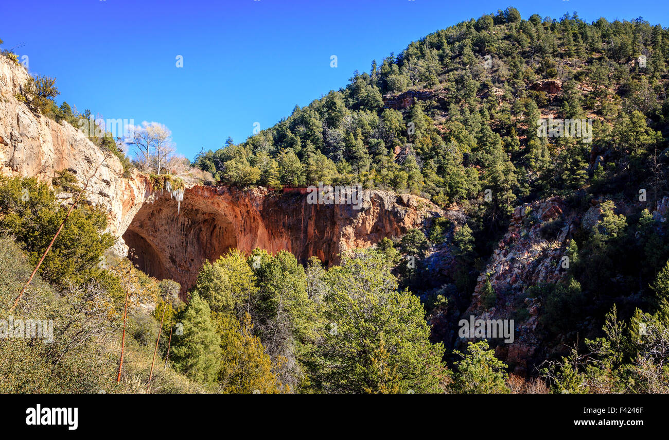 Natural bridge in Tonto Bridge State Park in Arizona Stock Photo - Alamy