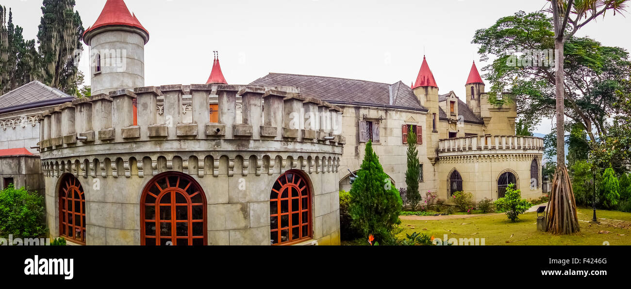 Beautiful gothic medieval Castle Museum in Medellin, Colombia Stock ...