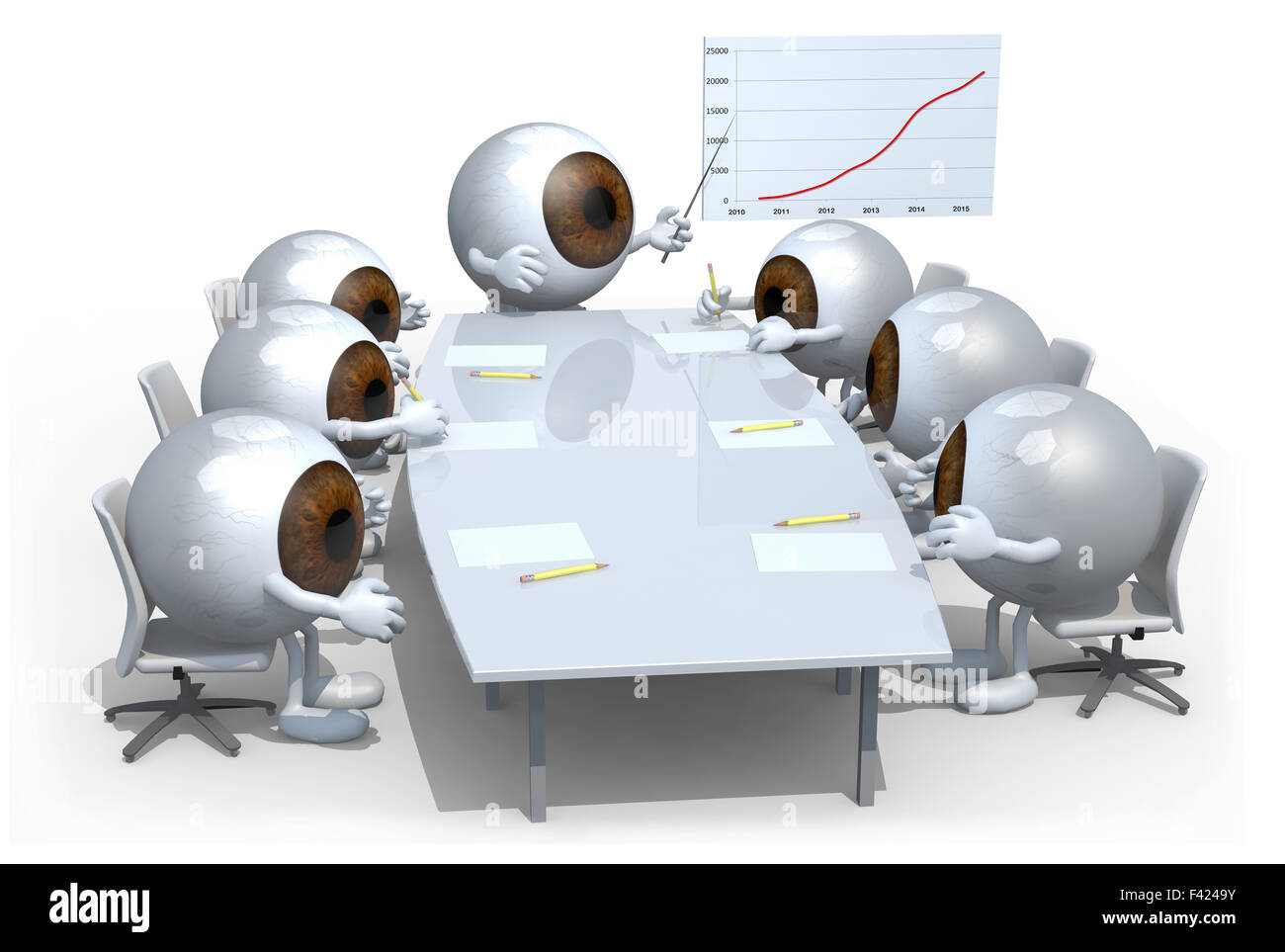 Eyeball graph hi-res stock photography and images - Alamy