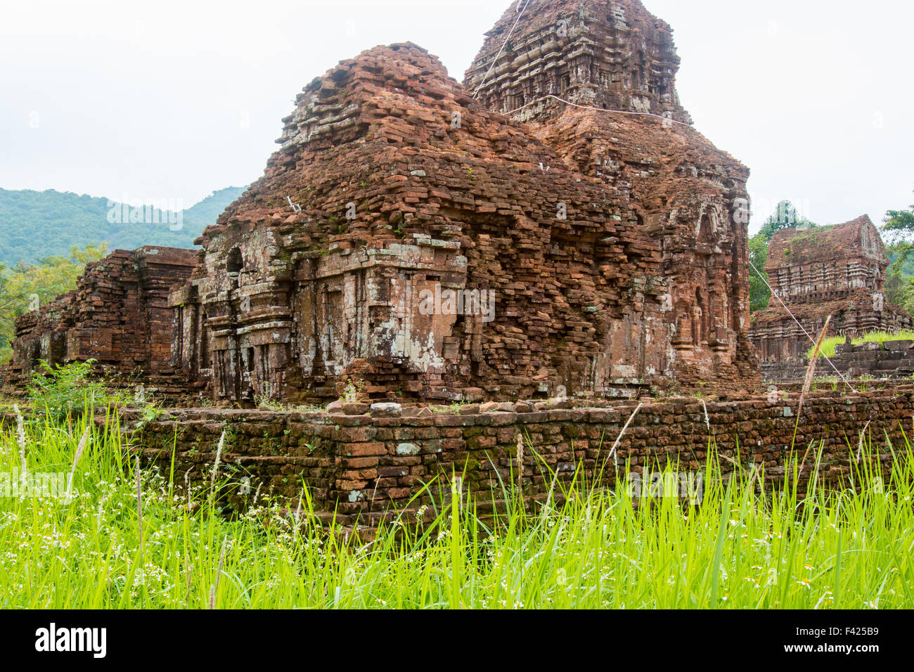 My Son ancient cham temples in central Vietnam near Hoi An Stock Photo ...