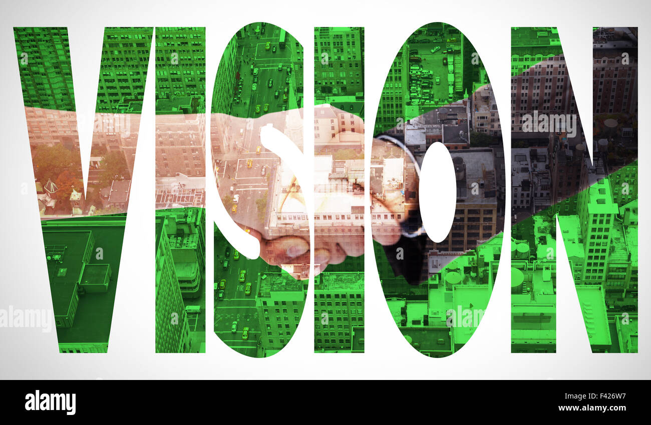 Vision against new york Stock Photo - Alamy