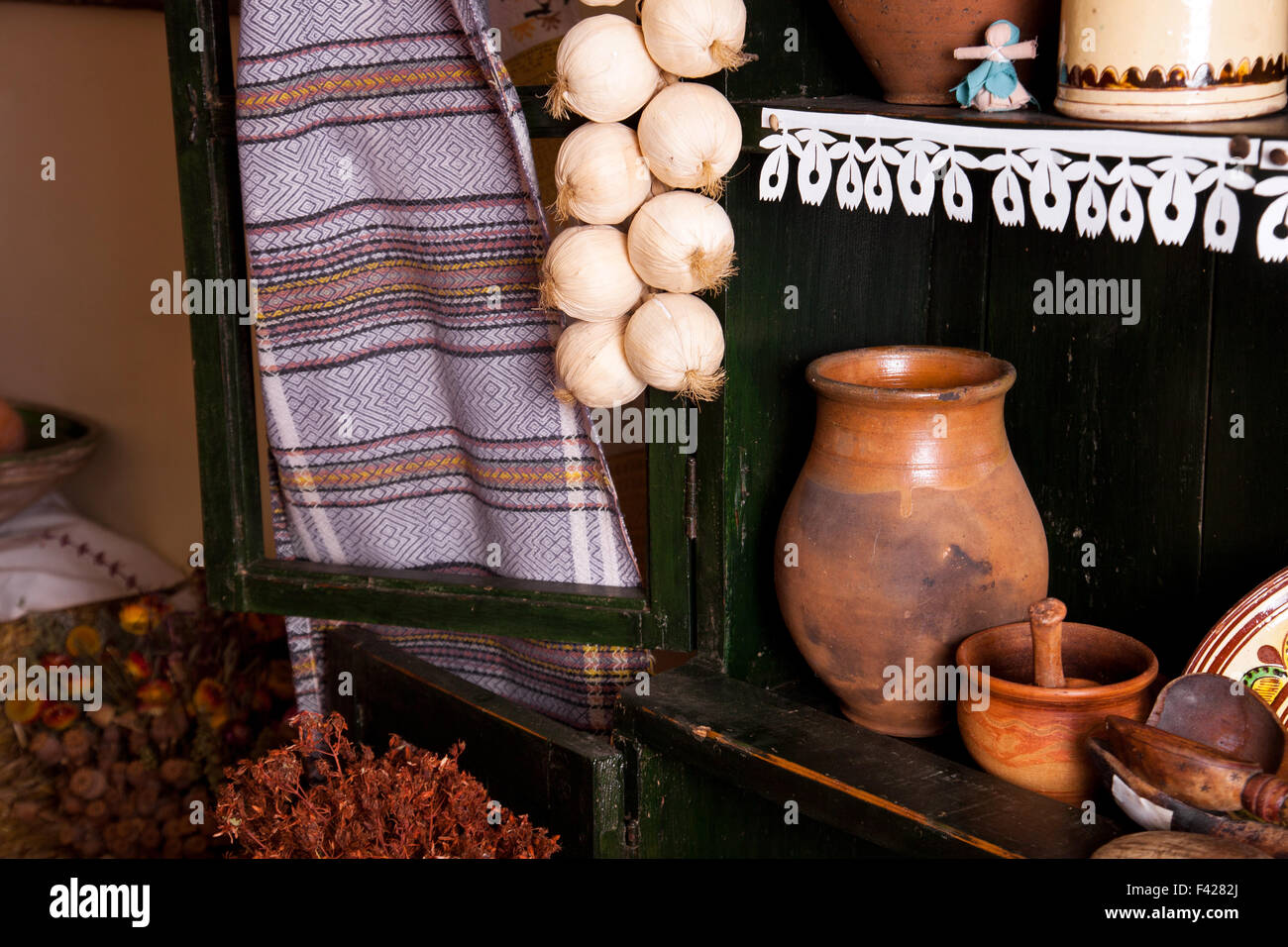 Still life of vintage household items Stock Photo - Alamy