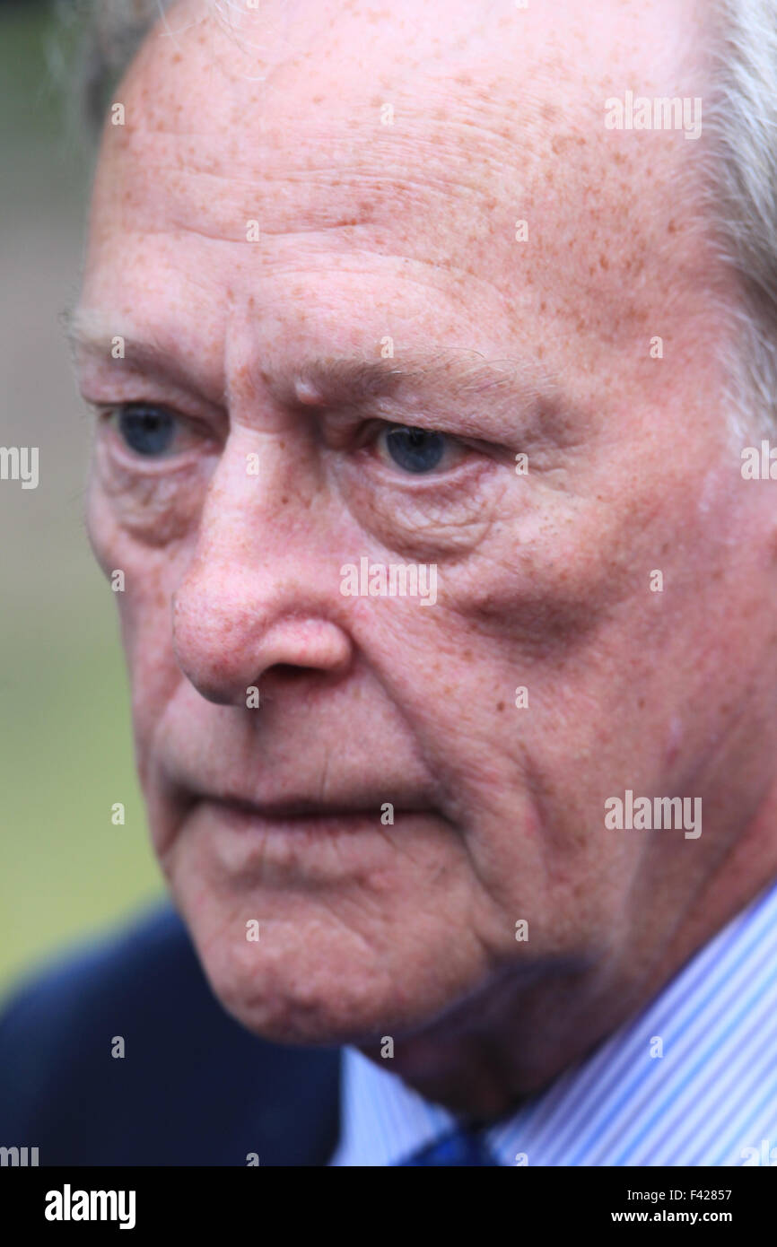 The Funeral of George Cole at Reading Crematorium Featuring: Dennis ...