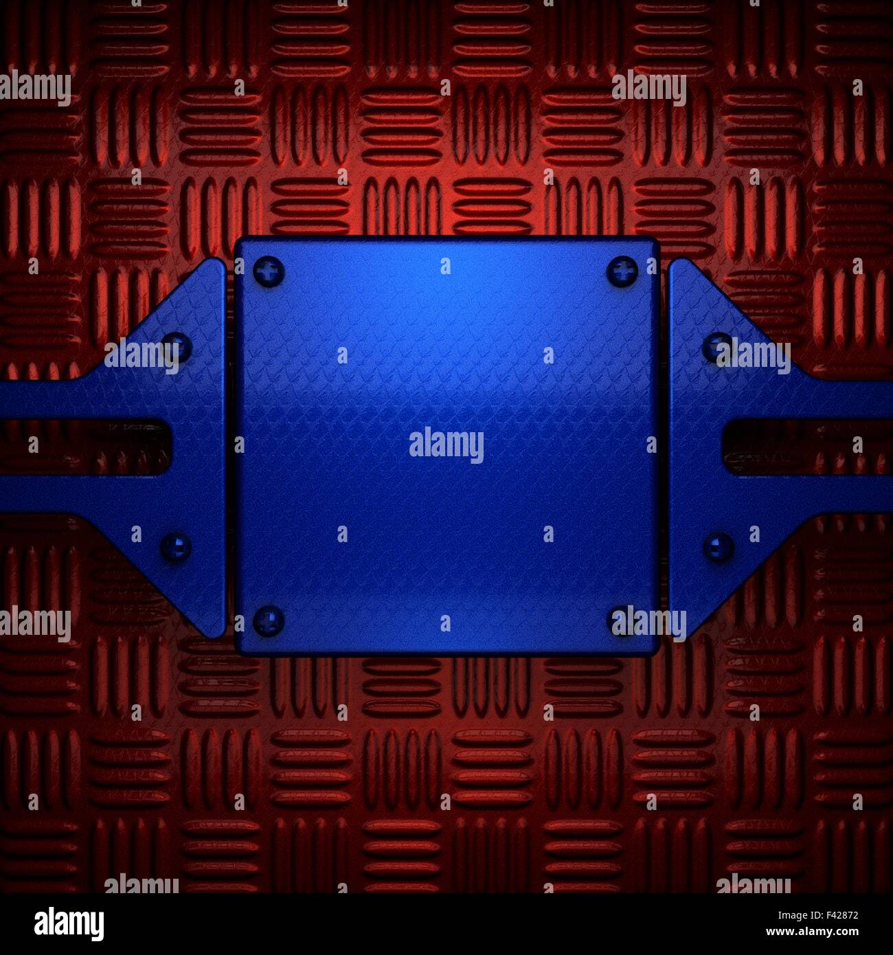 red and blue metal background Stock Photo - Alamy